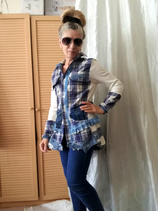 Plaid Duster Dress,S Blue Shirt Dress,Casual Outfits,Denim Fashion ...