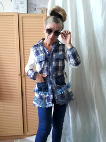Plaid Duster Dress,S Blue Shirt Dress,Casual Outfits,Denim Fashion ...