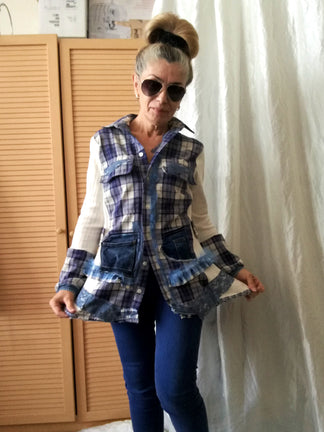 Plaid Duster Dress,S Blue Shirt Dress,Casual Outfits,Denim Fashion ...