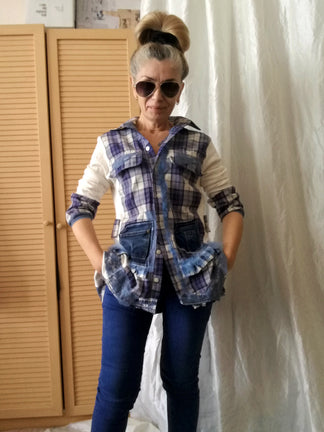 Plaid Duster Dress,S Blue Shirt Dress,Casual Outfits,Denim Fashion ...