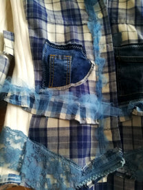 Plaid Duster Dress,S Blue Shirt Dress,Casual Outfits,Denim Fashion ...